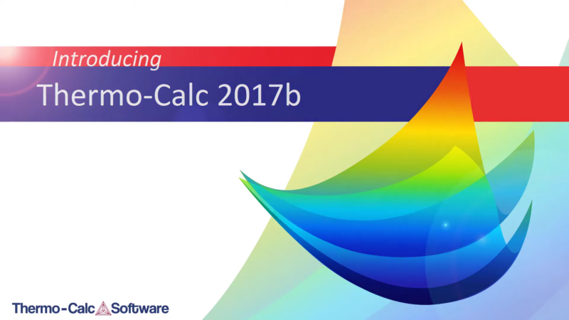 Thermo Calc 2017b Available Now Thermo Calc Software