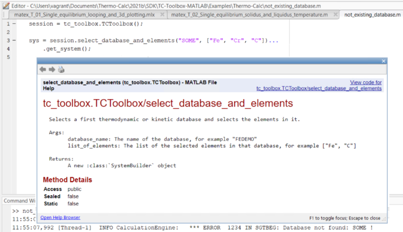TC-Toolbox for MATLAB® - Thermo-Calc Software