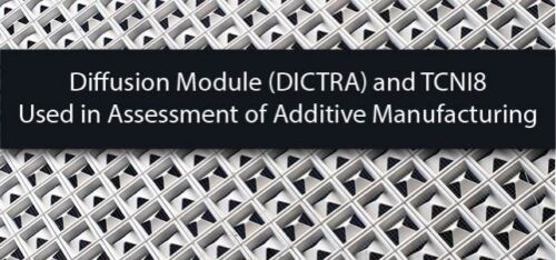 DICTRA and TCNI8 Used in Assessment - Thermo-Calc Software