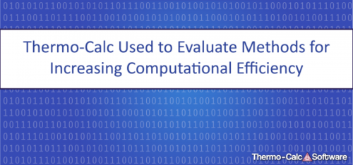 Evaluated Computational Efficiency - Thermo-Calc Software