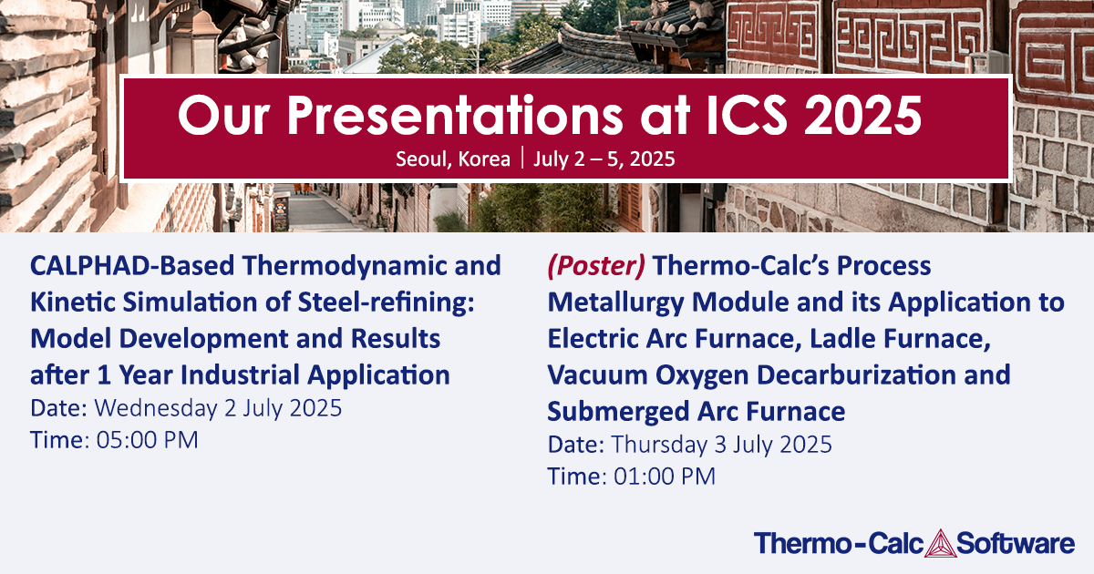 ICS 2025 - Thermo-Calc Software