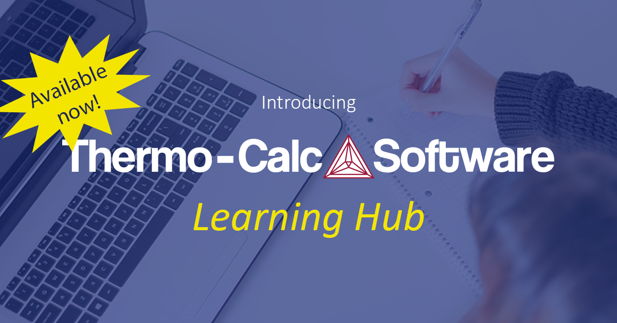 New Learning Hub - Thermo-Calc Software