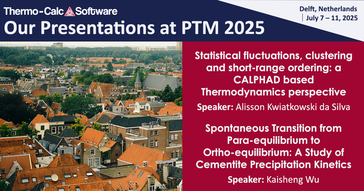 PTM 2025 - Thermo-Calc Software