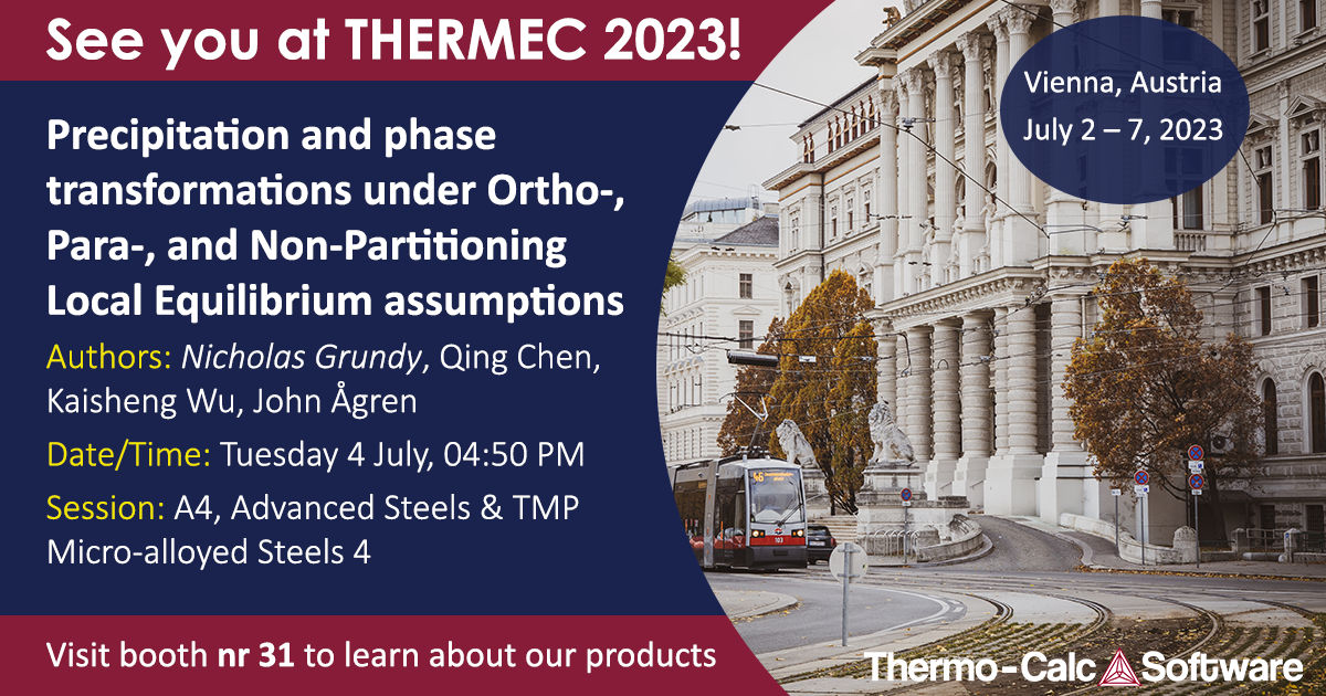 THERMEC 2025 - Thermo-Calc Software