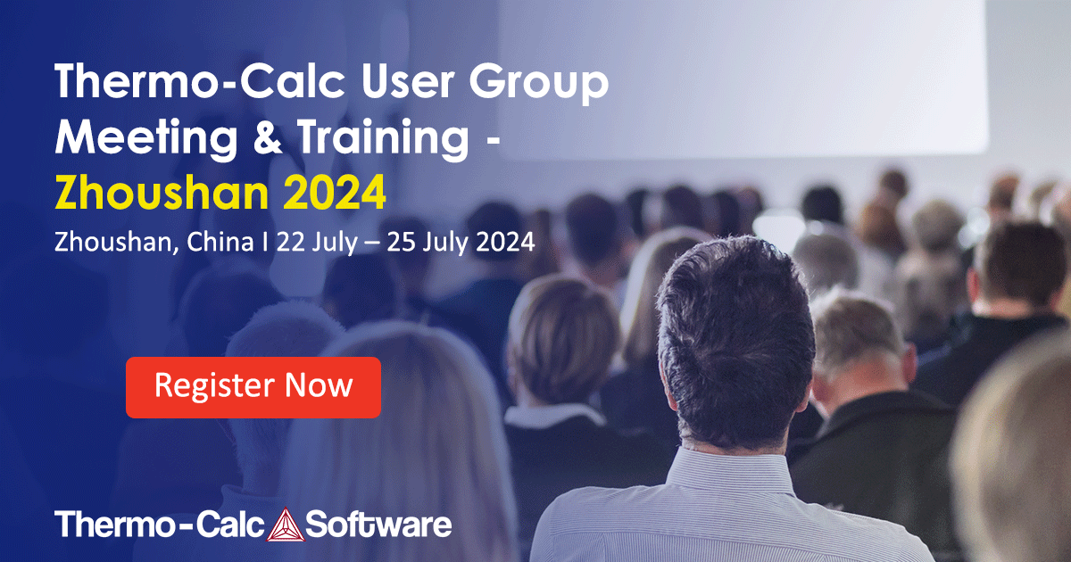 Thermo-Calc User Group Meeting - Tokyo 2025- Thermo-Calc Software