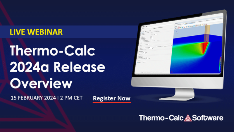 Thermo-Calc 2024a Now Available - Thermo-Calc Software